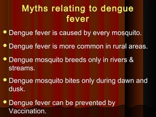 Dengue Fever Mosquito; Awareness Campaign in Pakistan (Talk 02) | PPT