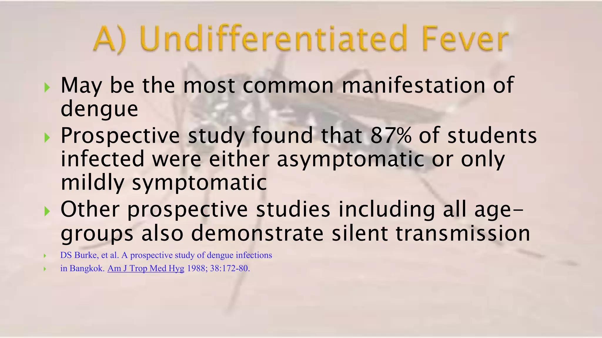 Dengue fever ppt(1) | PPT