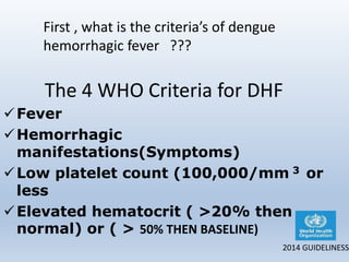 Dengue and Dengue Hemorrhagic Fever | PPTX