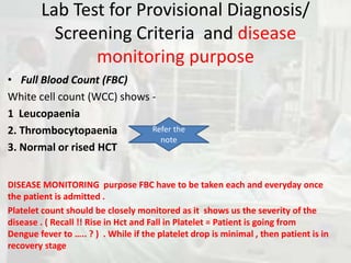 Dengue and Dengue Hemorrhagic Fever | PPTX