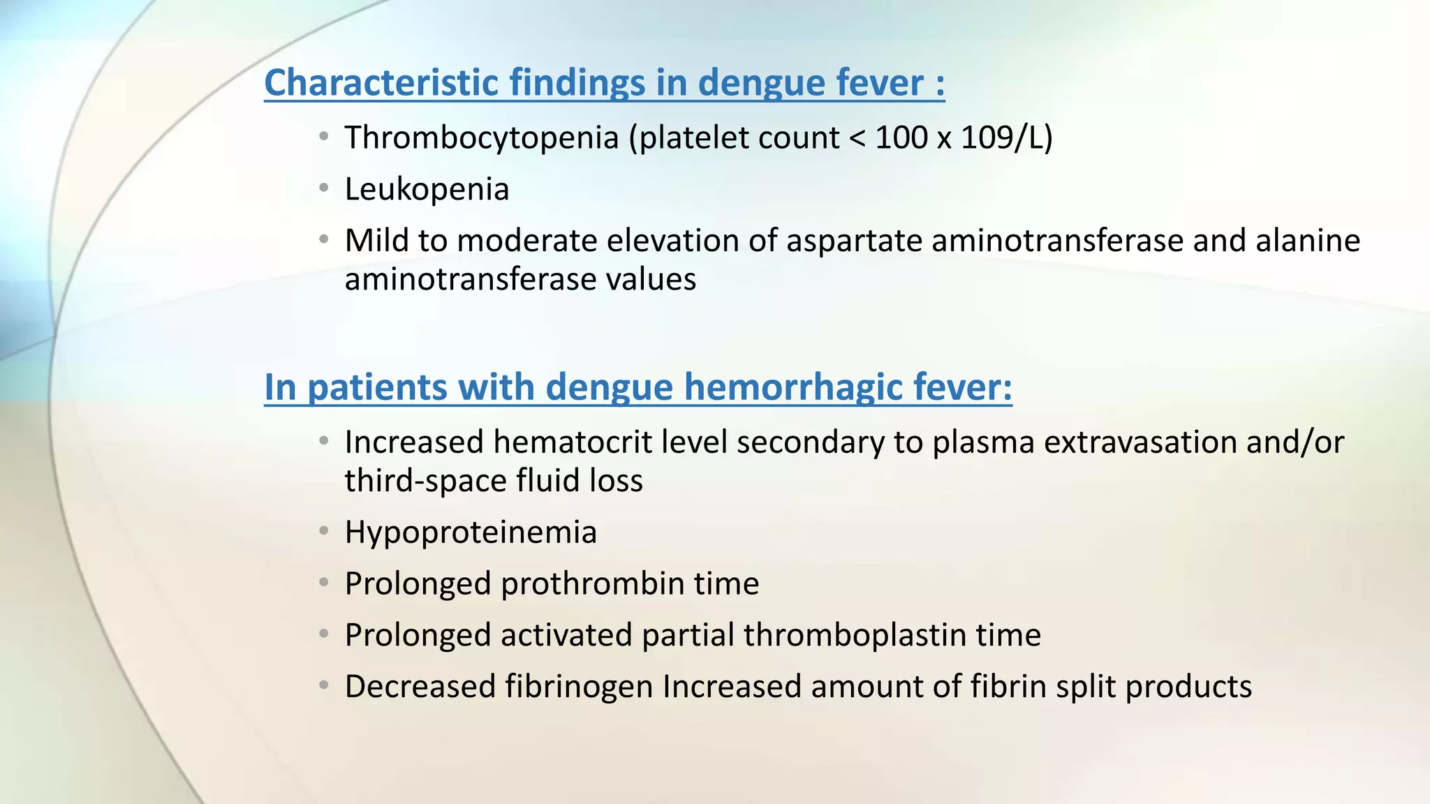 Dengue fever Epidemiology - pathogenesis - symptoms - diagnosis ...