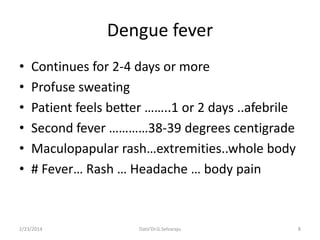 Dengue feve rversion 5 | PPT