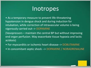 Dengue in icu | PPTX