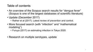 LITERATURE Dengue fever 2017 | PPTX