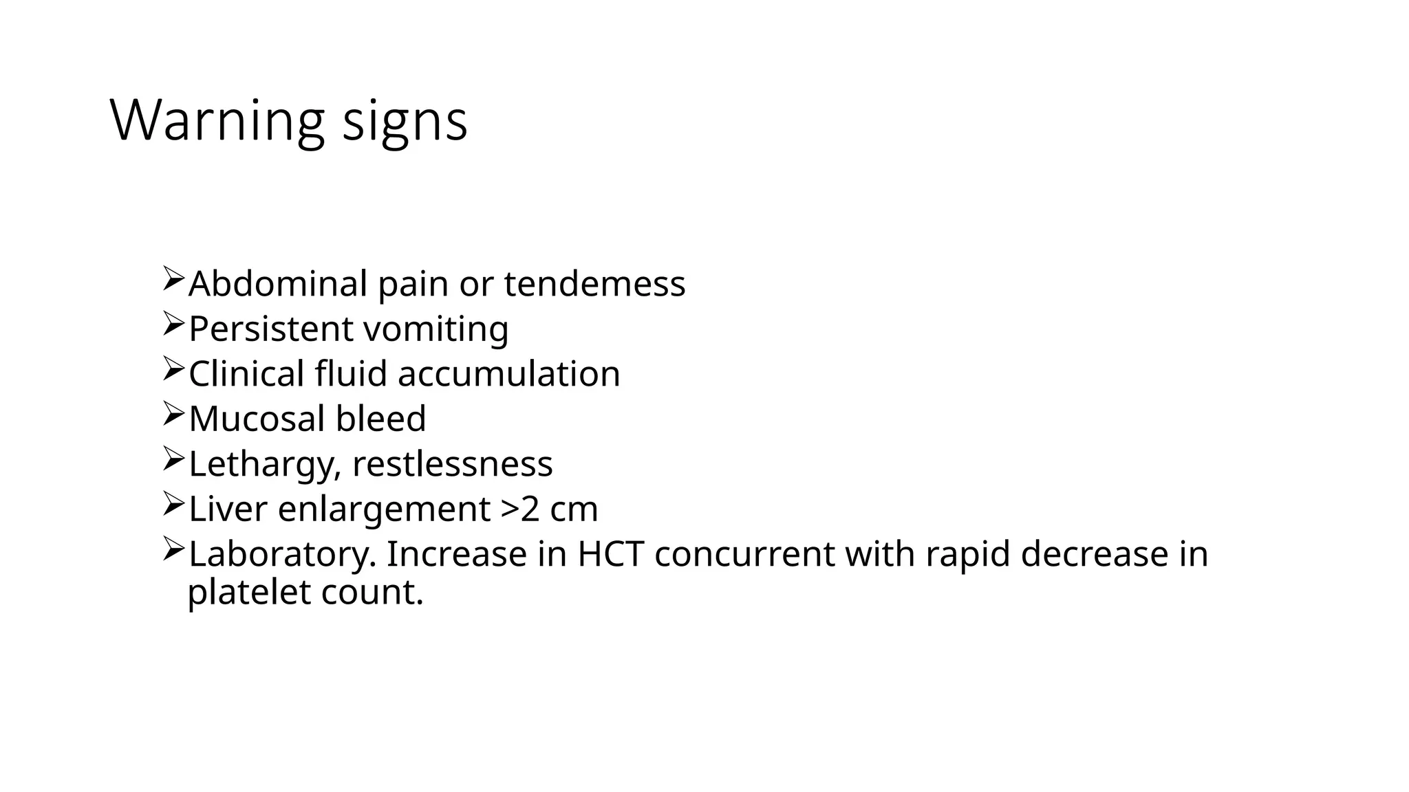 DENGUE MANAGEMENT- AS PER LATEST WHO GUIDELINES | PPTX