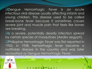 Dengue Fever Power Point | PPT