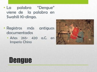 Dengue presentacion | PPTX