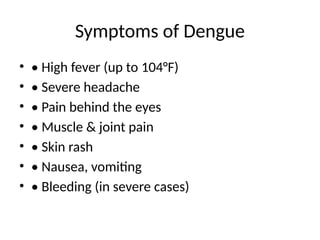 Dengue_sign and symptoms Presentation.pptx