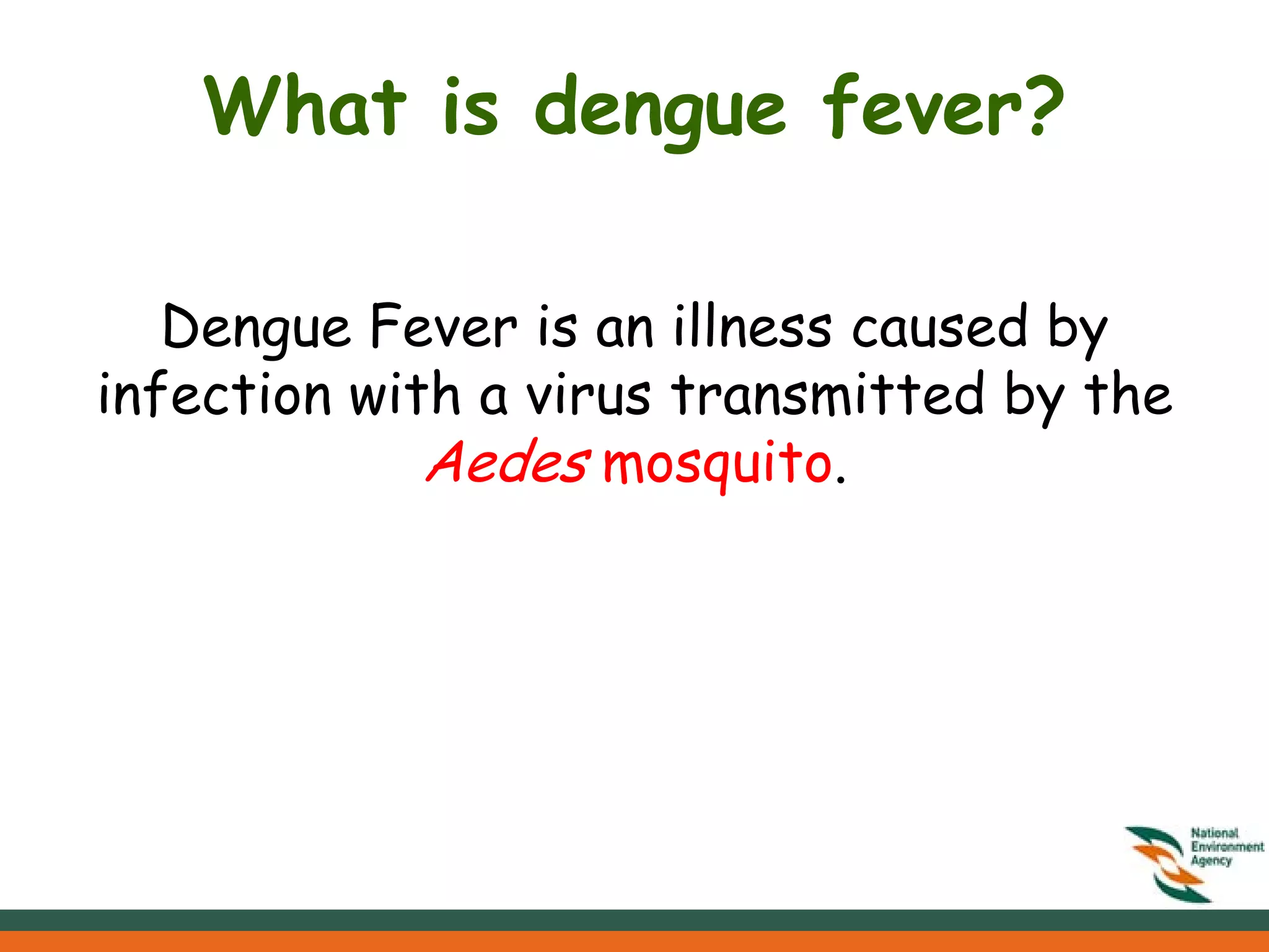 Dengue Prevention - What you need to know… | PPT