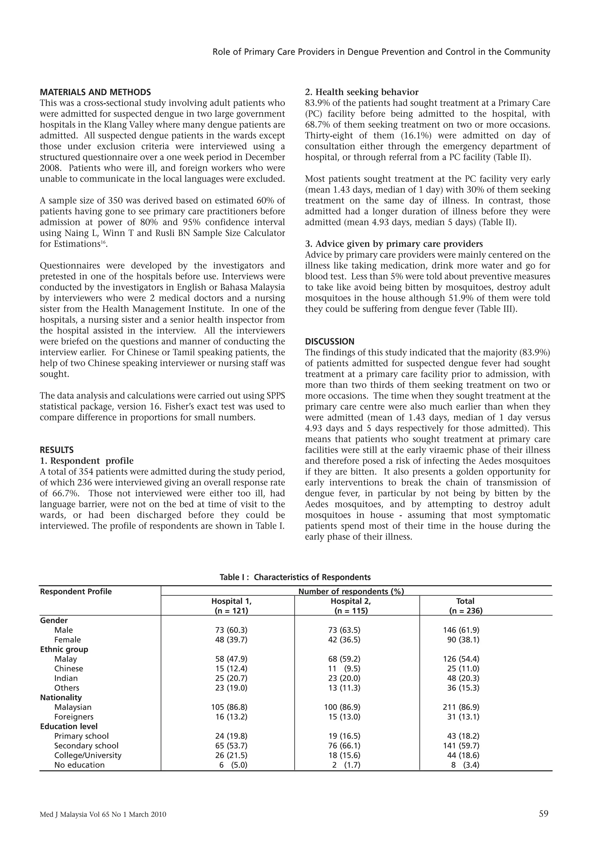 Dengue prevention | PDF