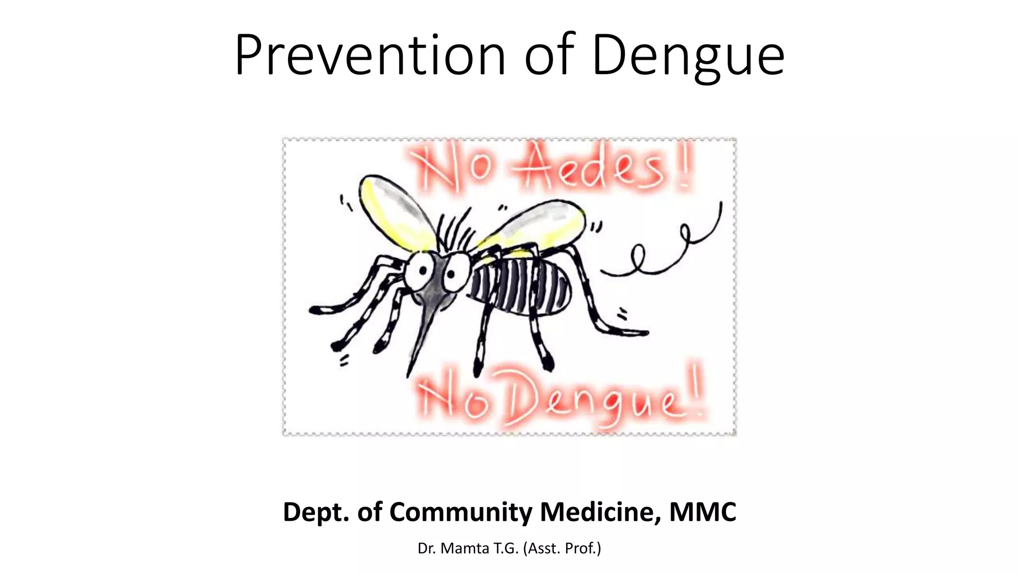 Prevention of Dengue | PPT
