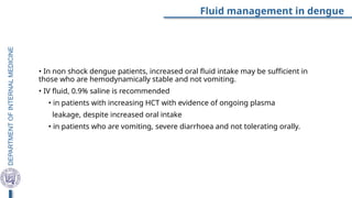 Dengue report management from mild to severe | PPTX