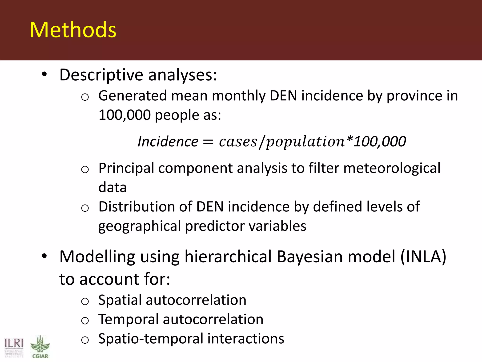 Predictive mapping based on routine surveillance data: Lessons from ...