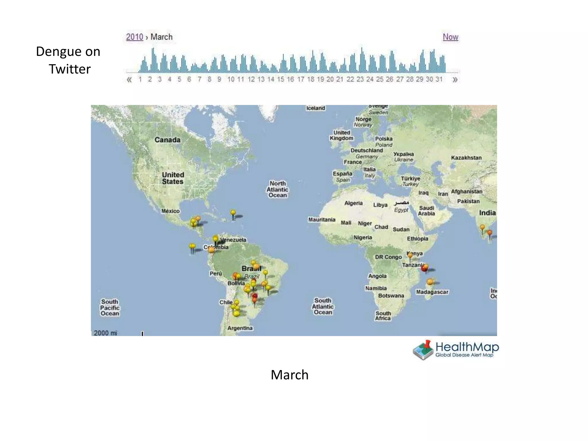 Tracking Dengue Fever via social media | PPTX