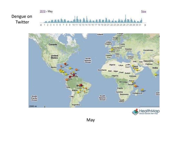 Tracking Dengue Fever via social media | PPTX