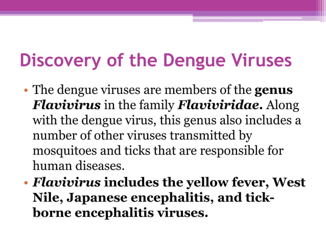 dengue virus.pptx | Genetics | Science
