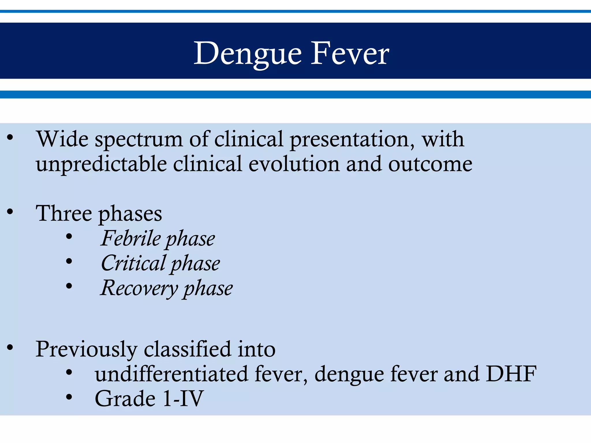 Dengue who_protocol | PPT