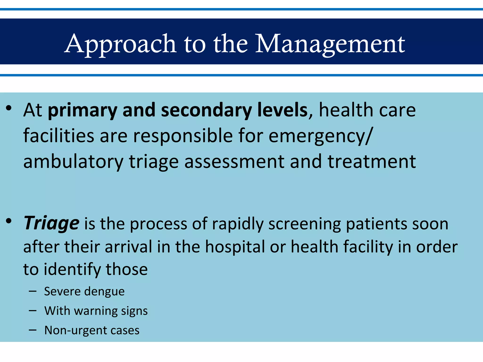 Dengue who_protocol | PPT