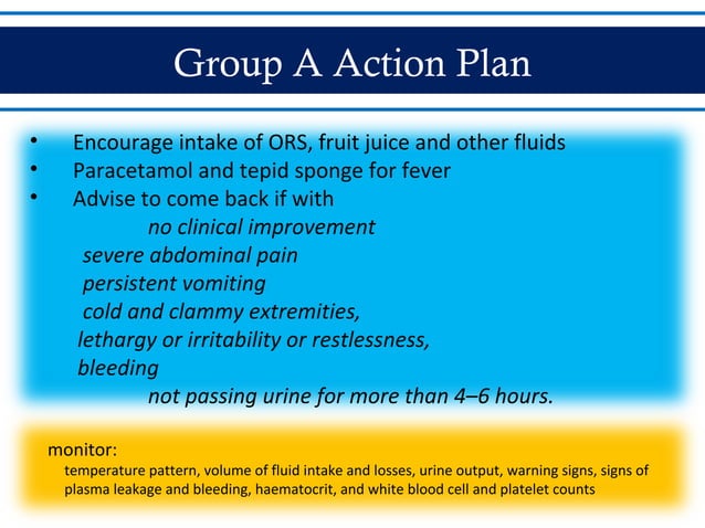 Dengue who_protocol | PPT | Infectious Diseases | Diseases and Conditions