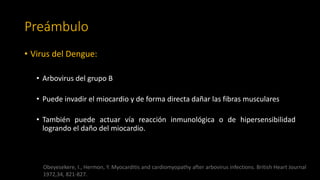 Dengue y Enfermedad Cardiovascular | PPTX