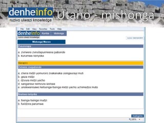 Givemore Dube - Denhe.info Presentation | PPT