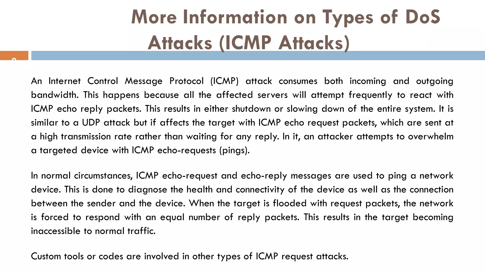 Denial of-service (do s) attack | PPTX