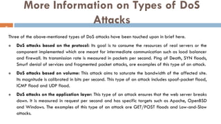 Denial of-service (do s) attack | PPTX