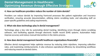 Denial Management in Healthcare: Optimizing Revenue through Effective Strategies | PPTX