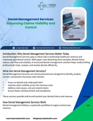 Denial Management Services | Key MedSolutions | PPTX