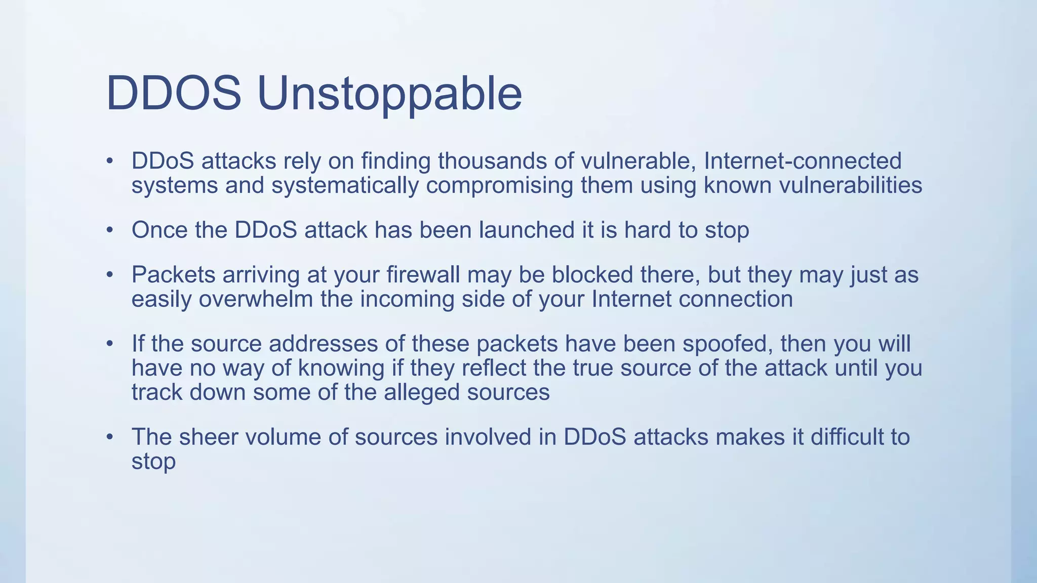 Denial of service | PPTX