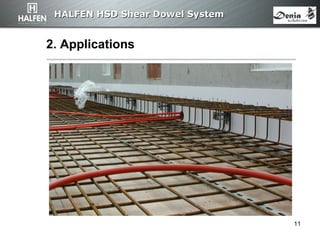 Deformacinių siūlių sujungimo sistema HALFEN HSD | PPT