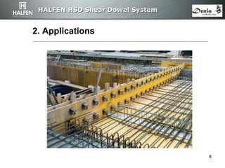 Deformacinių siūlių sujungimo sistema HALFEN HSD | PPT