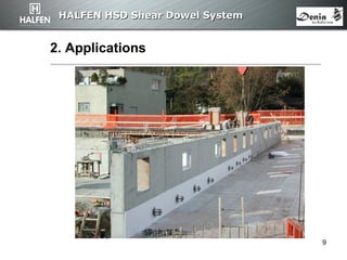 Deformacinių siūlių sujungimo sistema HALFEN HSD | PPT