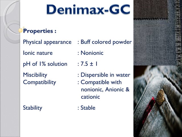 Denimax gc | PPT