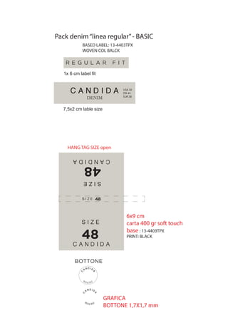 hang tag denim | PDF