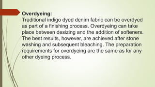 Denim finishing | PPTX