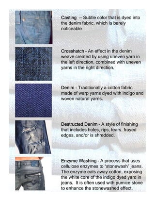 Denim glossary | PDF