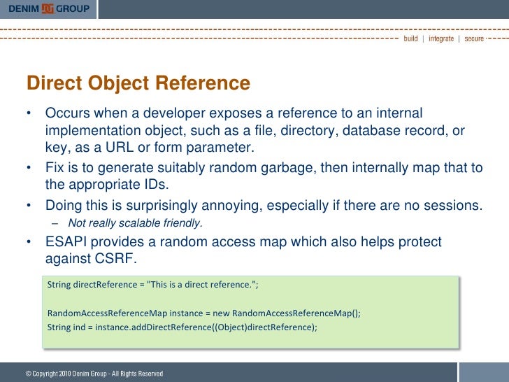 Enterprise Security API (ESAPI) Java - Java User Group San Antonio