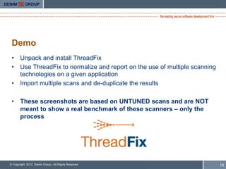 Benchmarking Web Application Scanners for YOUR Organization | PDF