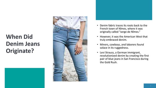 All About Denim Jeans: Your Complete Guide | PPTX | Women\'s Clothing | Women\'s Fashion