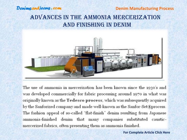 Denim Production Process | PPTX | Needlework | Arts and Crafts