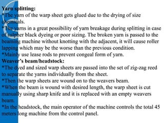 Denim warp sheet dyeing | PPTX