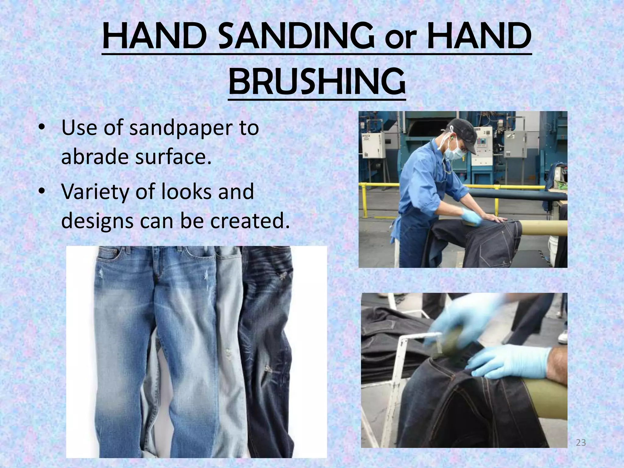 Denim wash | PPTX
