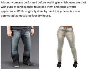 Denim wash | PPTX