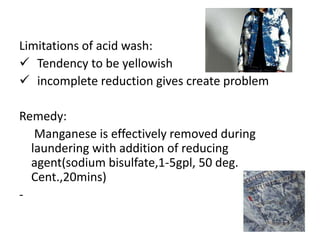 Denim washing | PPTX