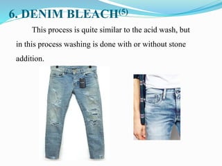 Denim washing; Mechanical & Chemical methods | PDF | Bath and Shower ...