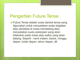 Denisa ppt future tense | PPTX