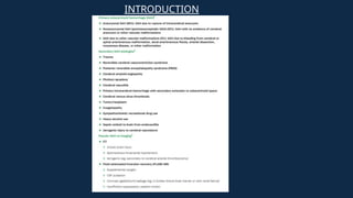 Subarachnoid Hemorrhage, Management and treatment | PPTX