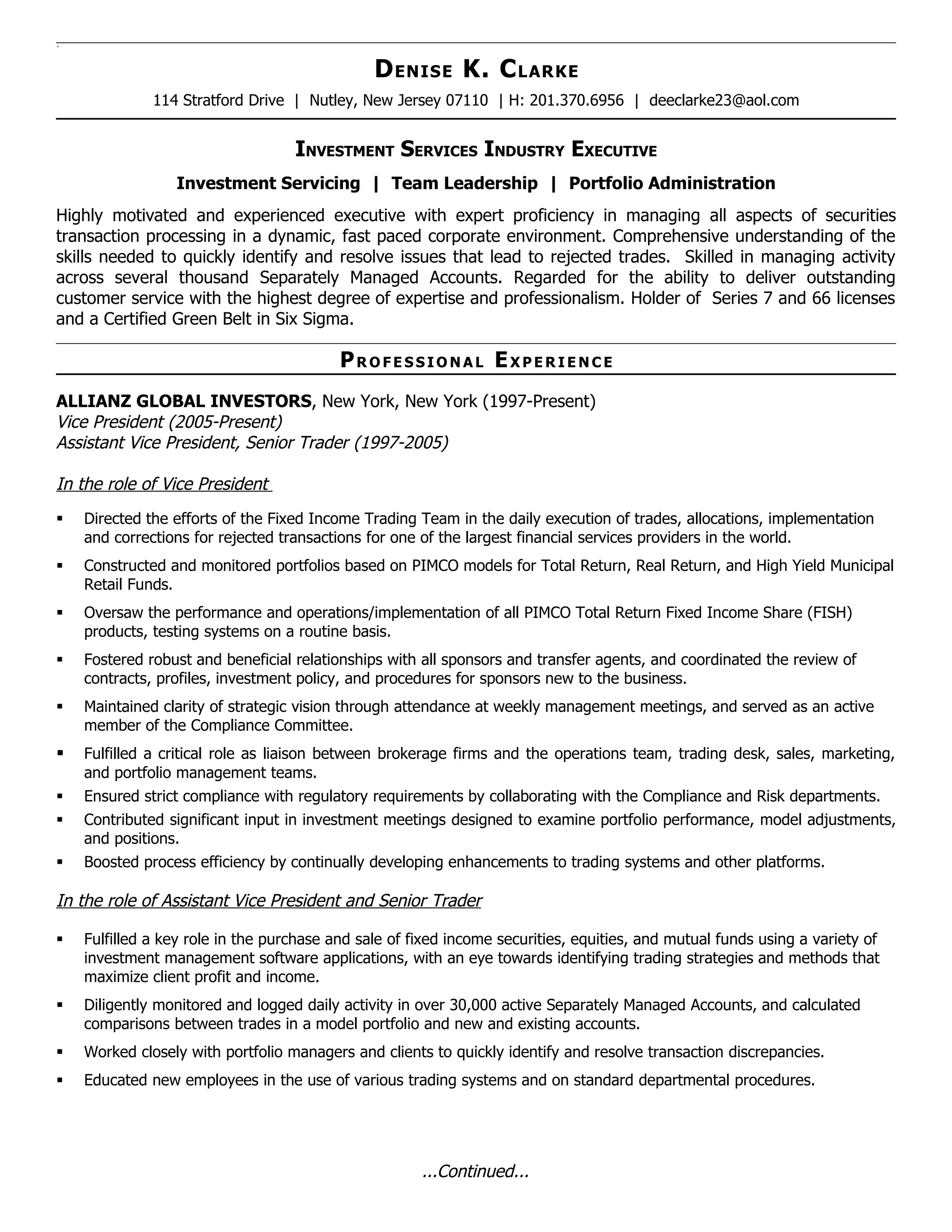 Denise Clarke Resume2 | PDF