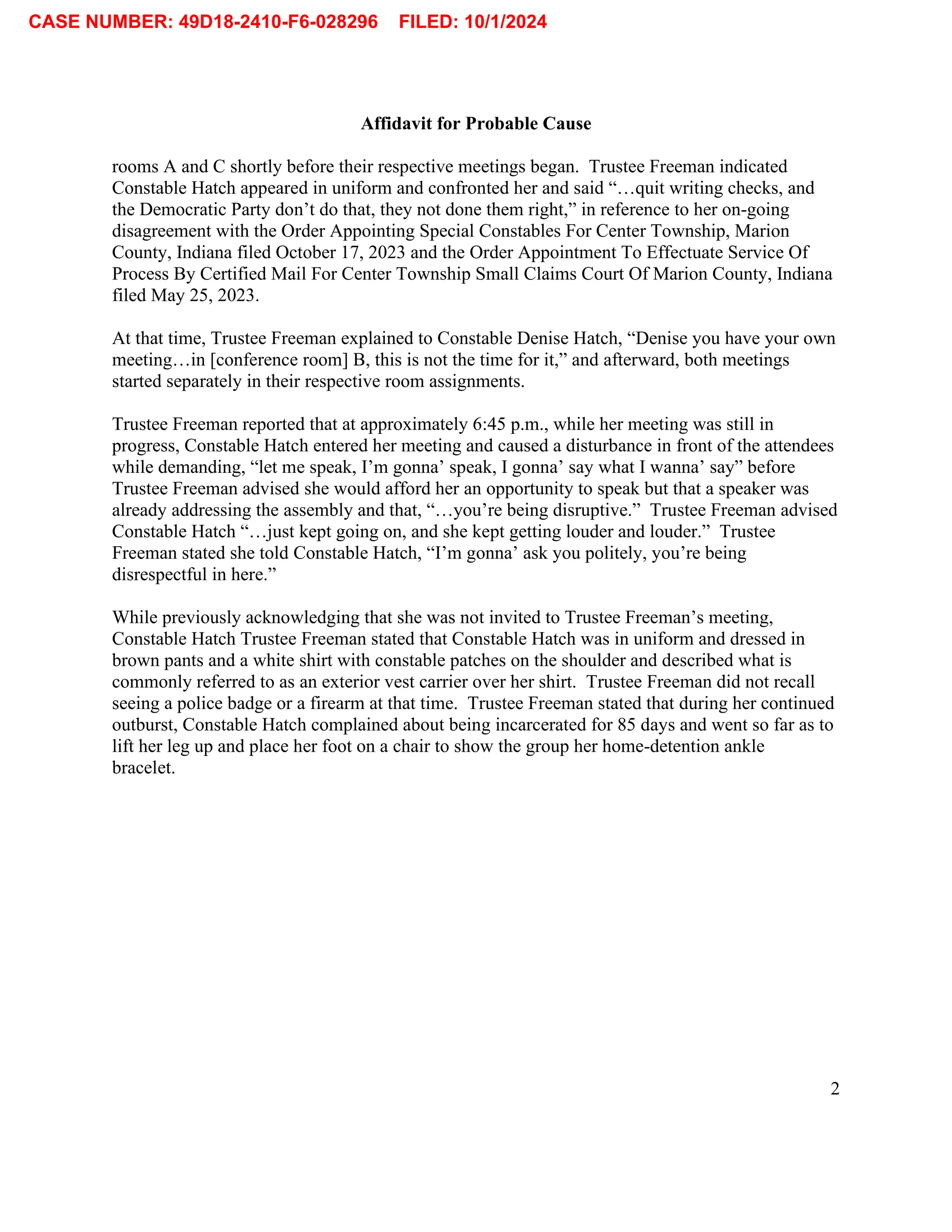 Denise Paul Hatch Probable Cause Affidavit.pdf